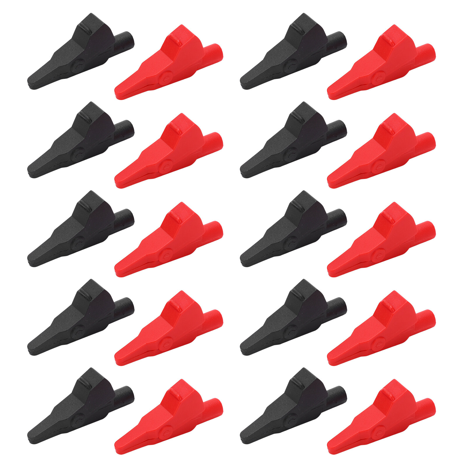 J.60032 10 комплектов тестовых зажимов типа «банан» с полностью закрытыми электрическими испытательными зажимами с разъемом 4 мм для электронных приборов