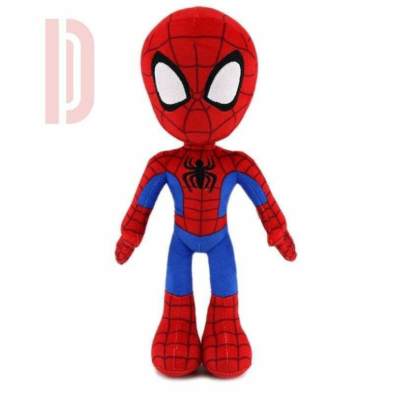 Игрушка-плюшевый Майлс Моралес Человек-паук в параллельных мирах для вашей коллекции, красный.