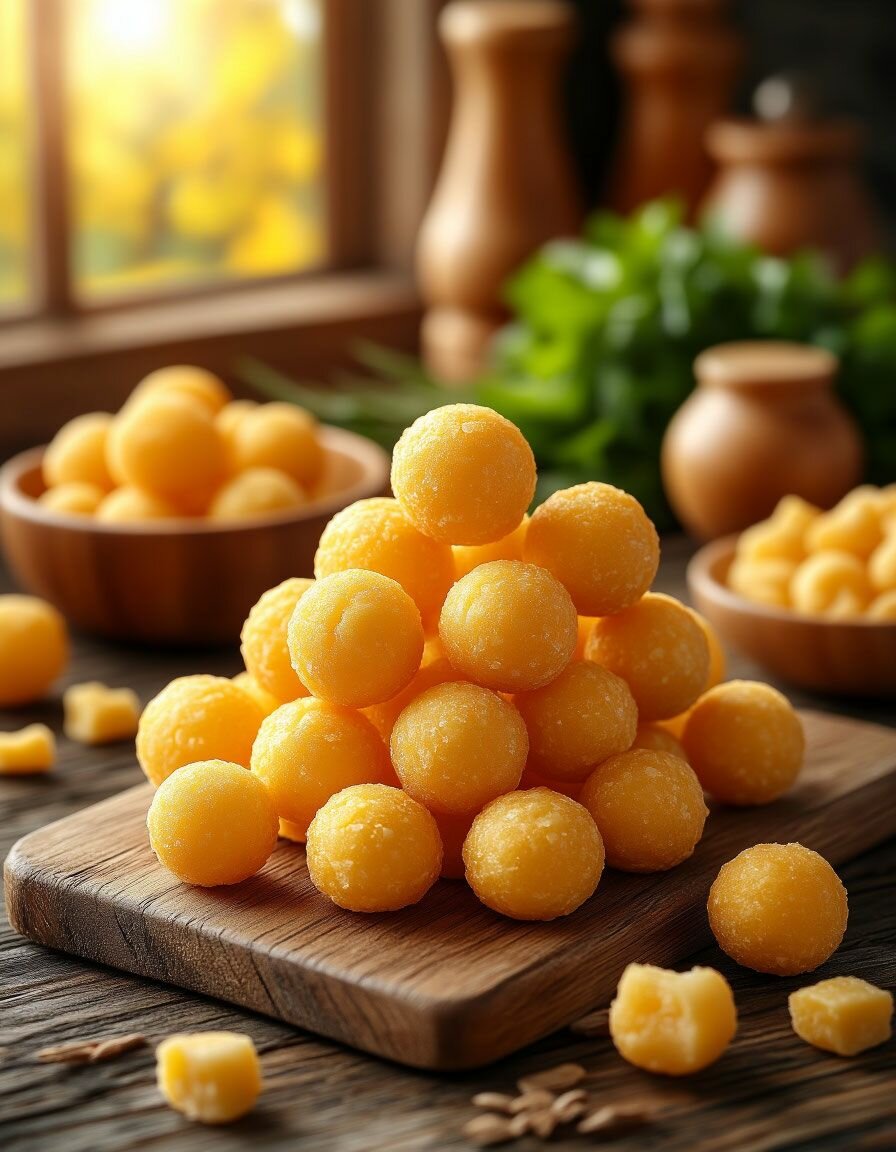 Хрустящие сырные шарики, 500 гр.