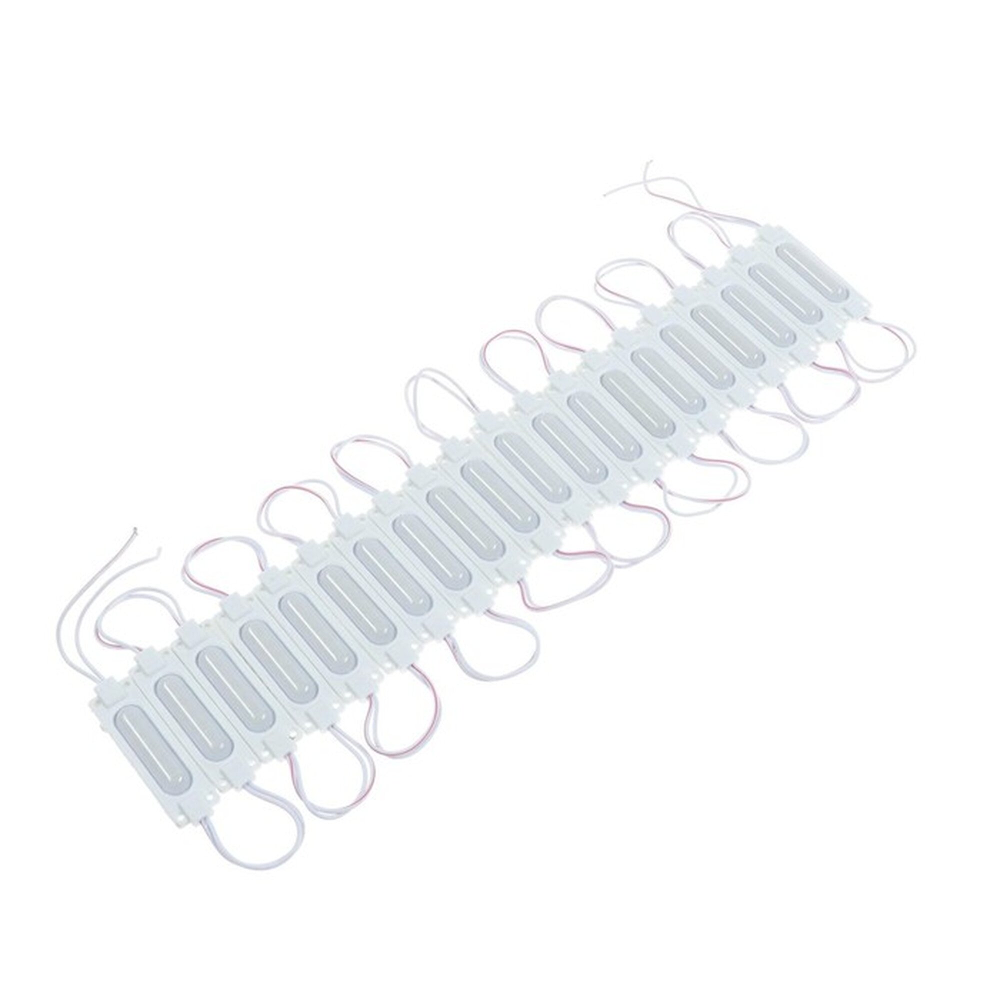 Светодиодный модуль SMD5730, 2 Вт, 6 LED, 190 Lm, IP65, 6500К , 12V белый, набор 20 шт.