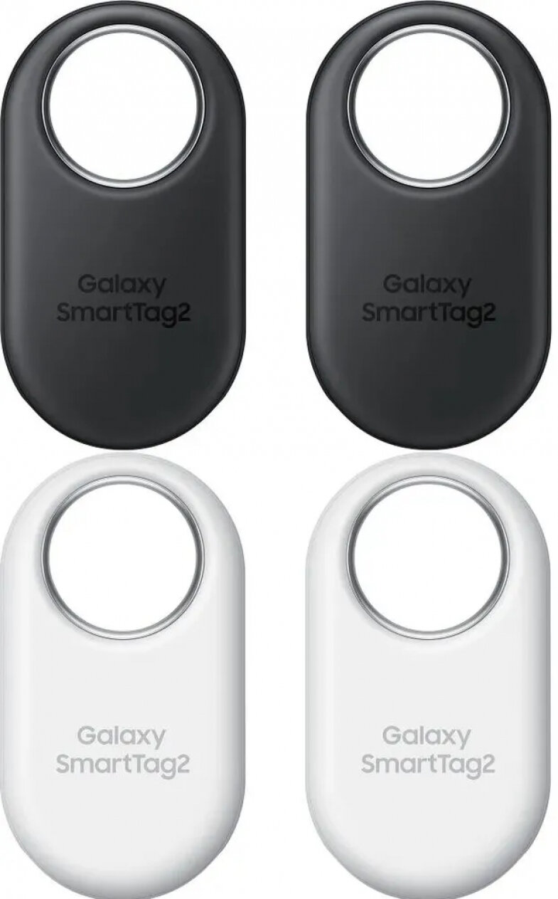 Беспроводная метка Samsung Galaxy Smart Tag 2, Black/White (4 pack)