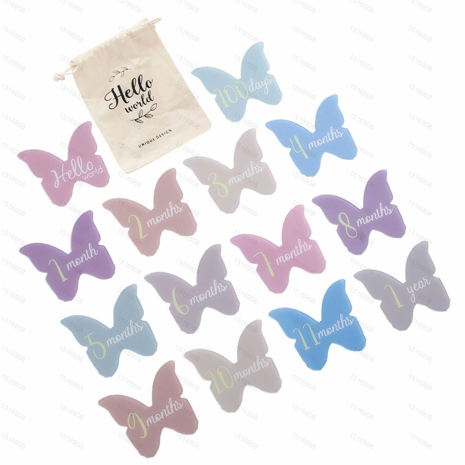 14шт. молодежные высококачественные карты Акриловая бабочка/рома для чтения