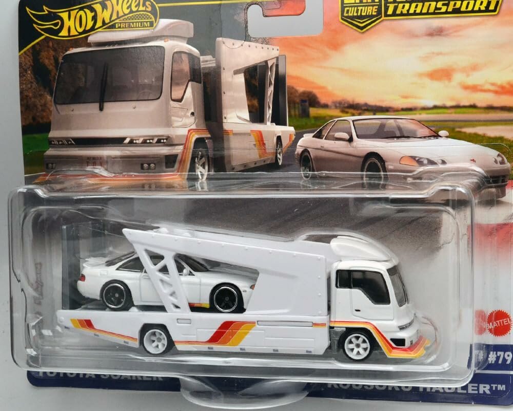 Hot Wheels Toyota Soarer and Kousoku Hauler (2025 Car Culture: Team Transport, номер #79) - коллекционные Premium машинки