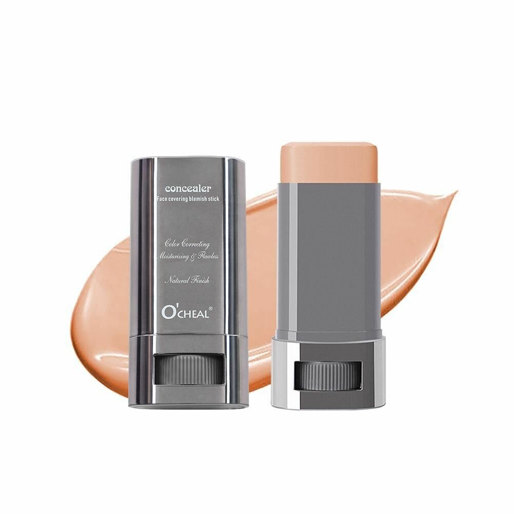 Осветляющий твёрдый тональный стик, консилер для макияжа лица