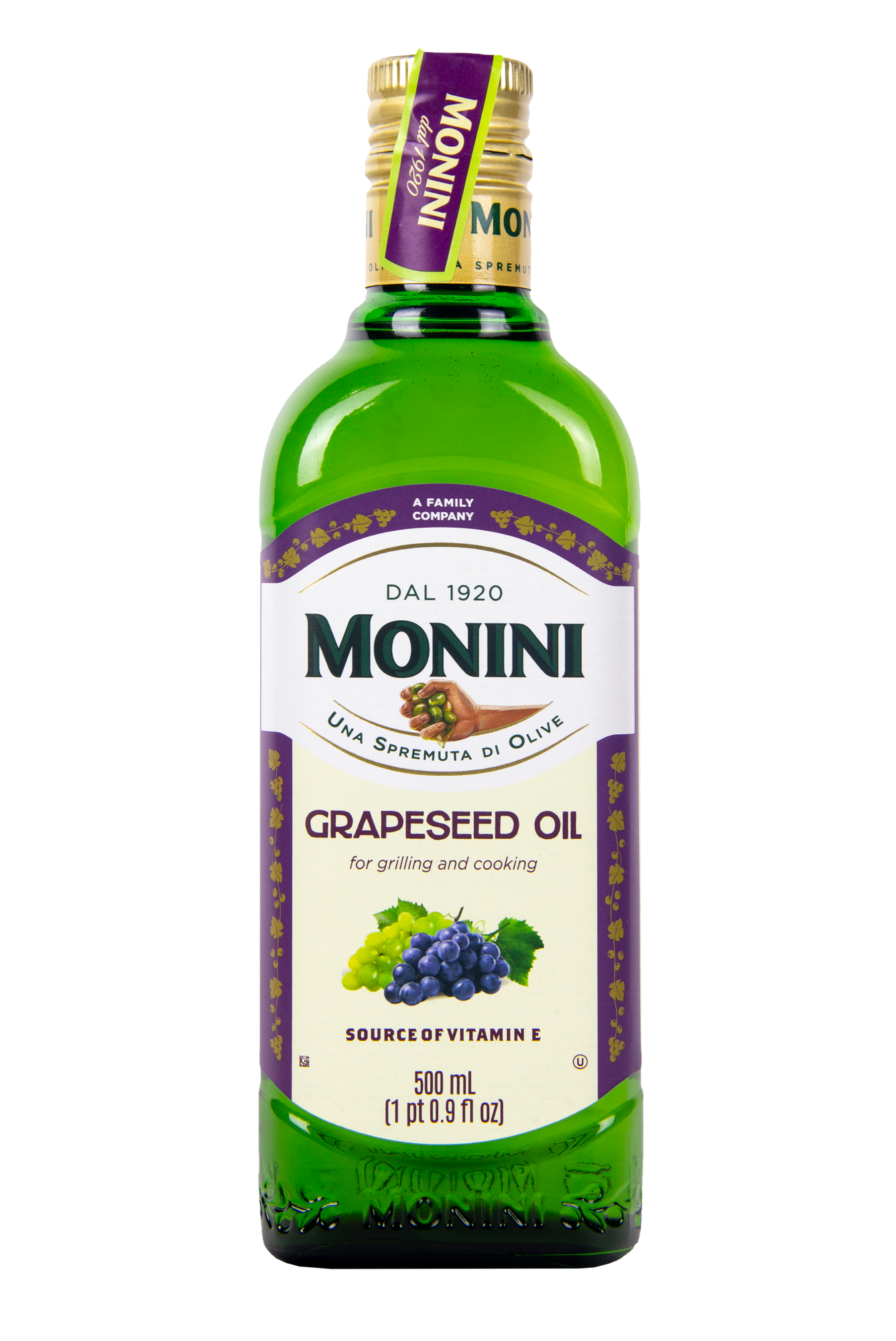 Масло Monini из виноградных косточек "Grapeseed Oil" рафинированное 0,5 л