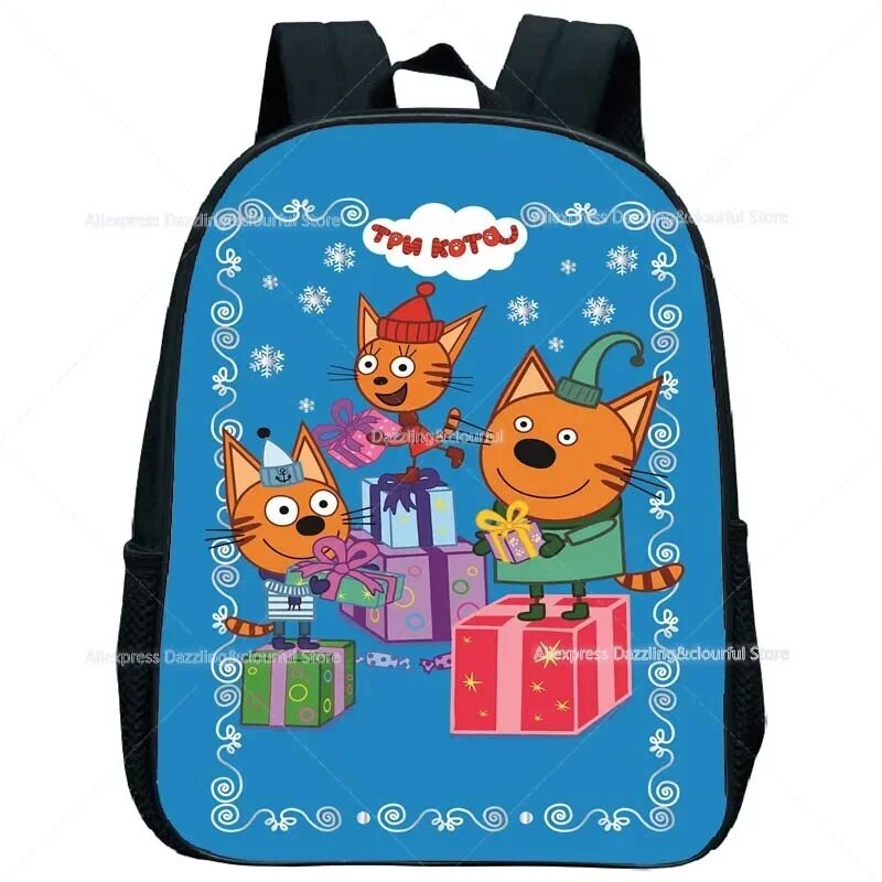 Рюкзак для детского сада «Три котята» E Cats, семейные детские рюкзаки для мальчиков и девочек, мини-моя семья, три счастливых кошек, Mochila, подарок