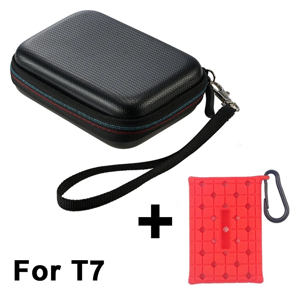 Чехол для SSD Samsung T7 Black Red
