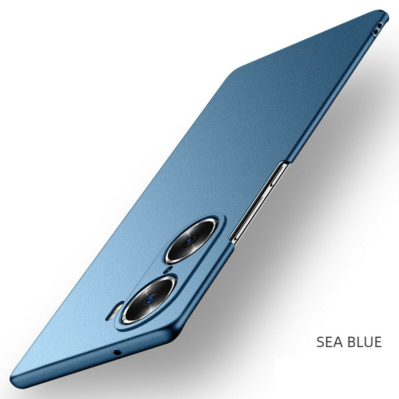 Чехол для Honor 60 SE, океанский синий матовый финиш, ультра-тонкая защитная оболочка для легкой мобильной защиты