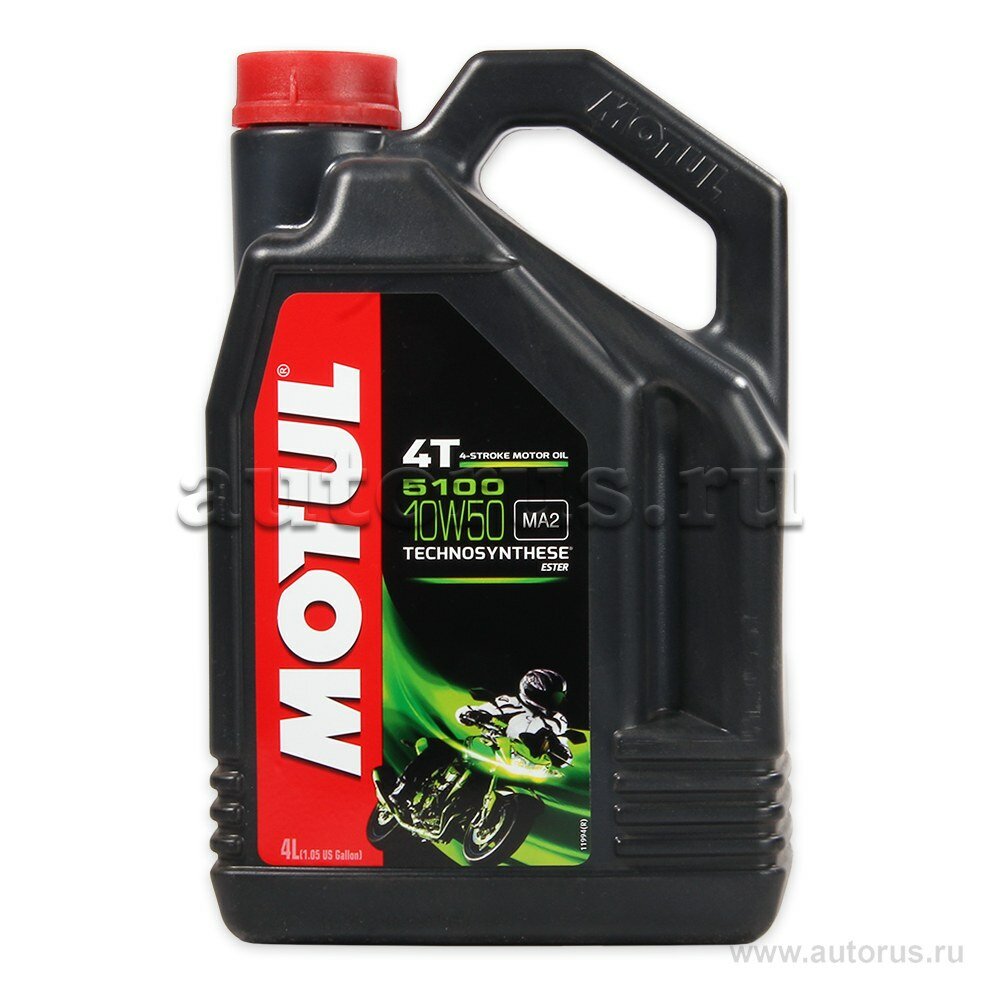 Масло моторное 4t motul 5100 4t 10w50 4 л 104076