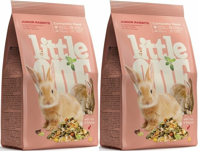 Little One Корм для молодых кроликов, 900 г, 2 уп.