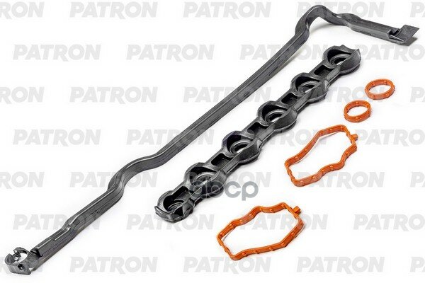 Комплект прокладок клапанной крышки valve cover set RENAULT LAGUNA 2.0DCI 16V M9R 05> PATRON арт. PG6-0160