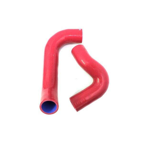 Патрубки радиатора Г-33104 дв. ММЗ-245 (к-т 2 шт.) красный силикон 4 слоя ПТП64