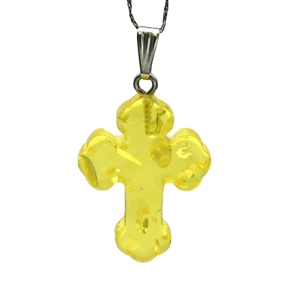 Подвеска, янтарь синтетический