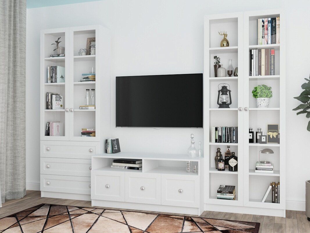 Стенка Билли Billy по мотивам Икея Ikea - 58 280x40x202