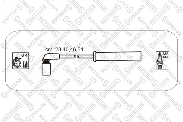 Ком-т проводов Daewoo Nubira 1.5 1.6 La Stellox 10-30044-SX