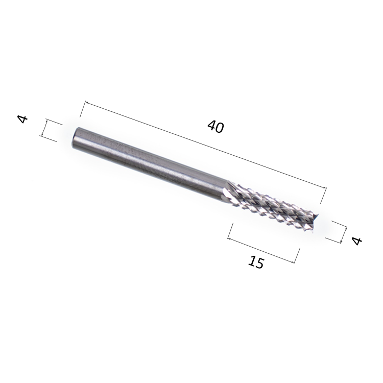 Фреза DJTOL AST415 рашпильная кукуруза (по дереву, композиту (АКП), пластику)