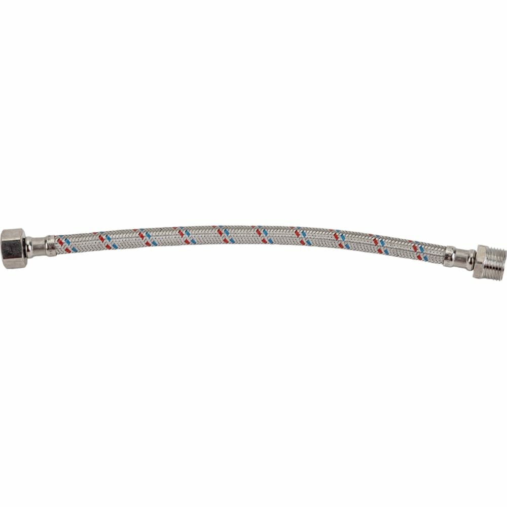 Гибкая подводка для воды (30 см; 1/2"; гайка-штуцер) VALTEC VTf.002. IS.0404030