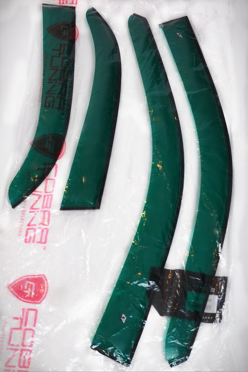 Дефлекторы окон для Hyundai Solaris Sd 2010-2014: 2014/Verna Sd 2010; 2014 зеленые "CT"