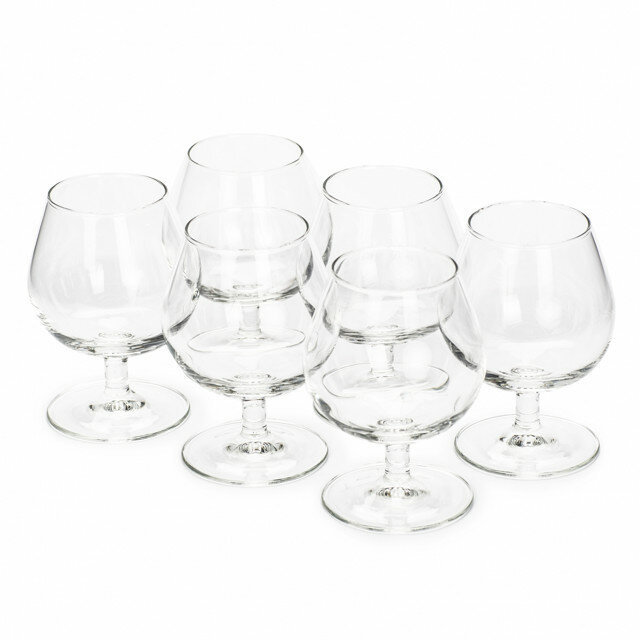 LUMINARC French Brasserie набор бокалов коньяк 250 мл, 6 шт, из прозрачного стекла