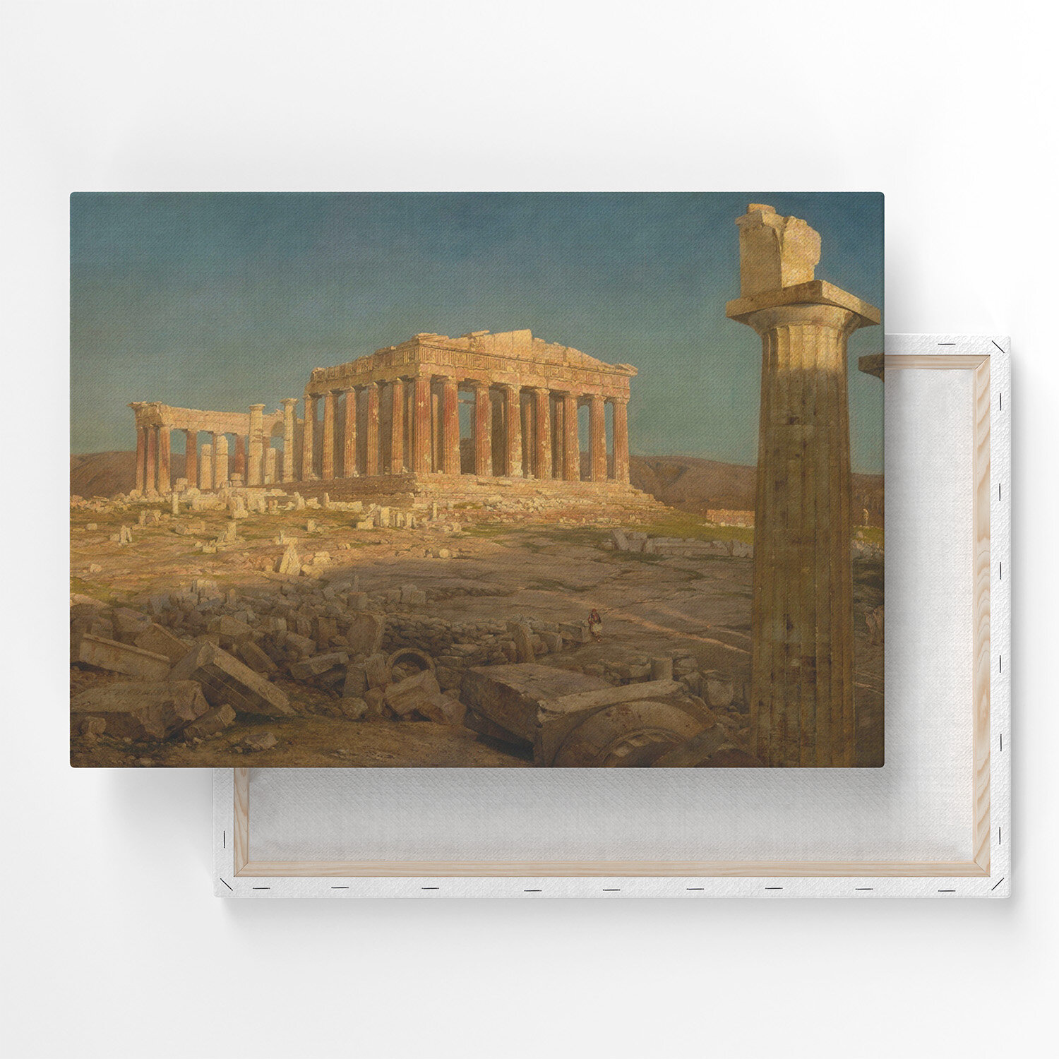 Картина на холсте, репродукция / Фредерик Эдвин Чёрч - The Parthenon / Размер 40 x 53 см