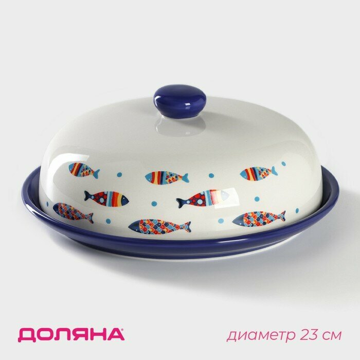 Блинница Доляна «Емеля», d=23 см, доломит, белая