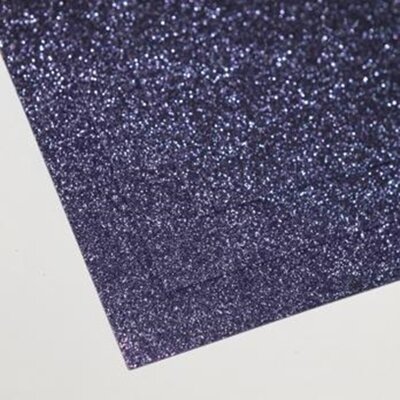 Фоамиран глиттерный 1,5мм Спелая черника размер 60x70см (3шт)
