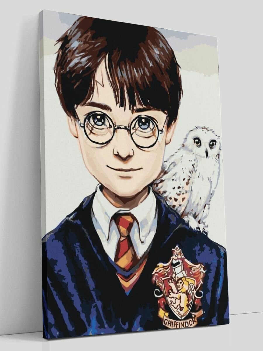 Картина по номерам на холсте с подрамником, "Гарри Поттер Harry Potter", 40х60 см