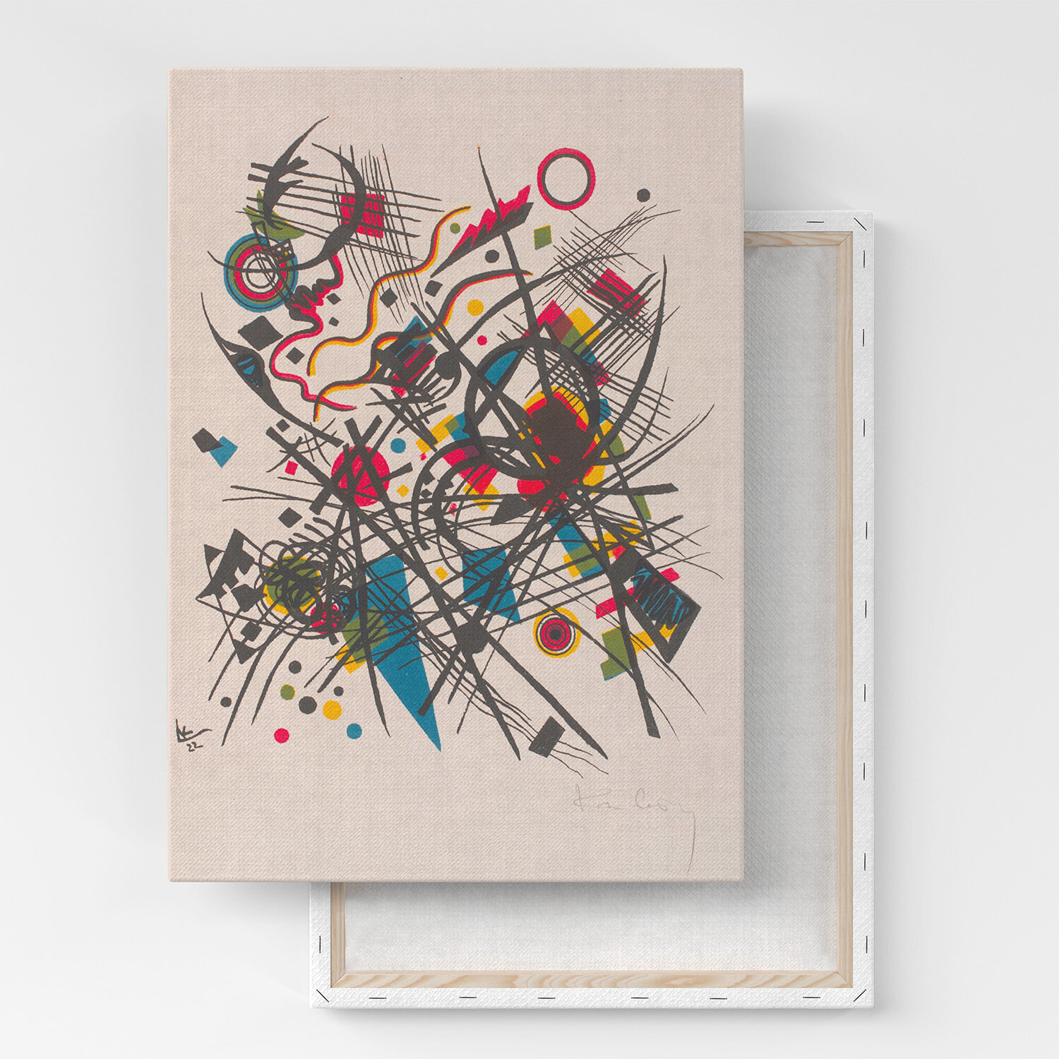 Картина на холсте, репродукция / Кандинский Василий / Размер 60 x 80 см