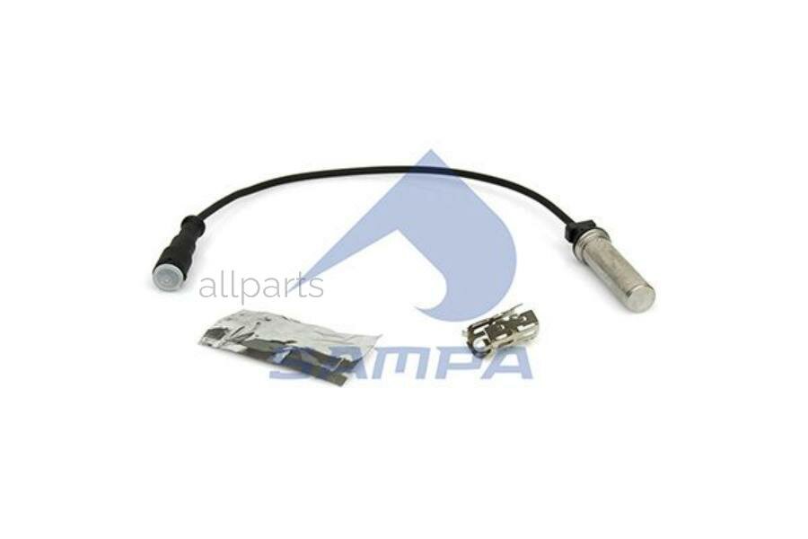 SAMPA 096249 датчик ABS !(мр) датчик прямой L=350 + втулка + смазка \BPW, MB