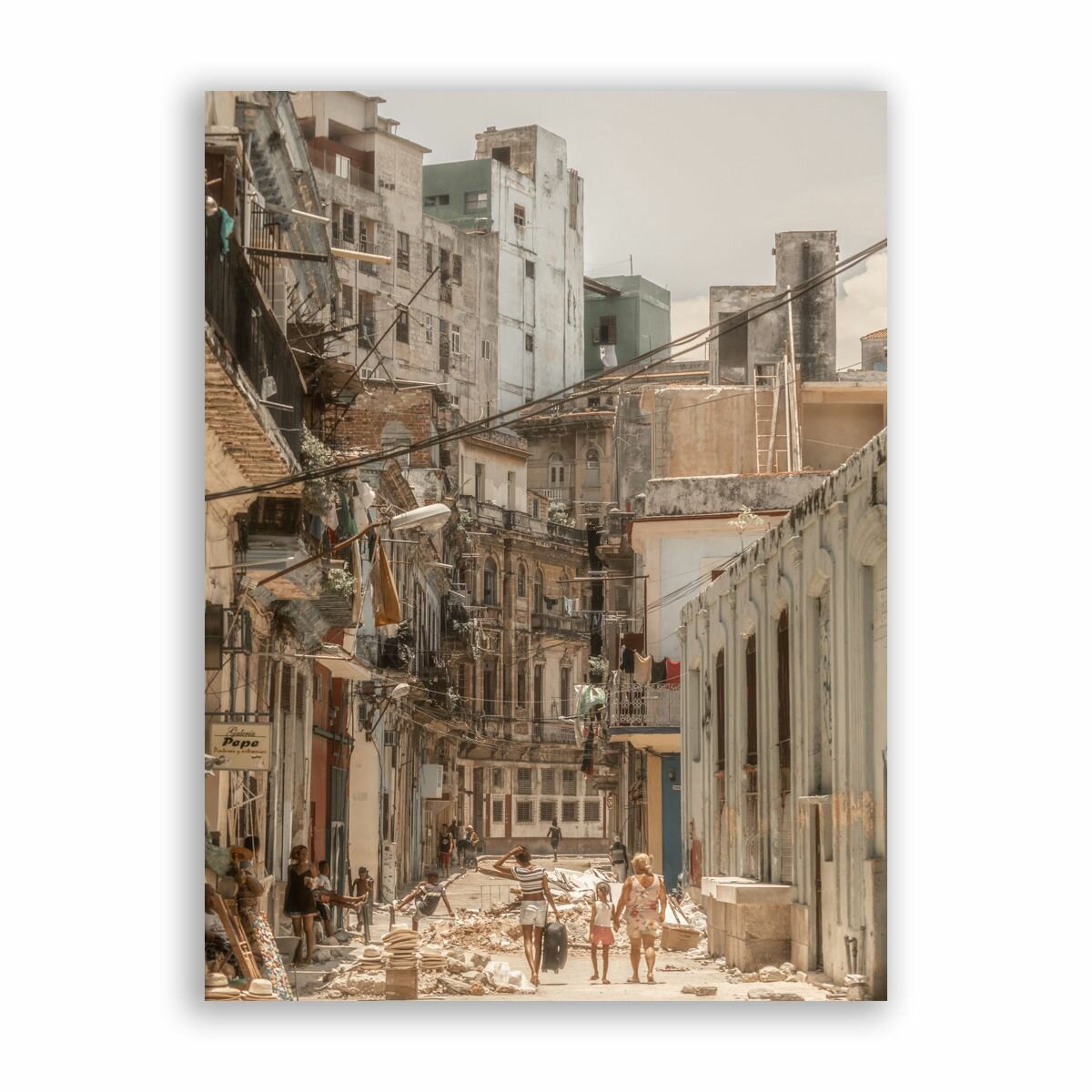 Постер, плакат на бумаге / Куба / Размер 30 x 40 см