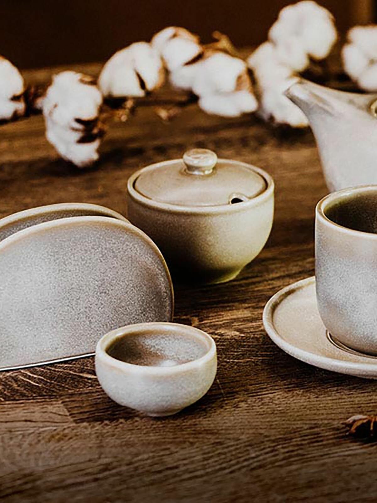 Соусник Kunstwerk Agave, фарфоровый, 70 мл