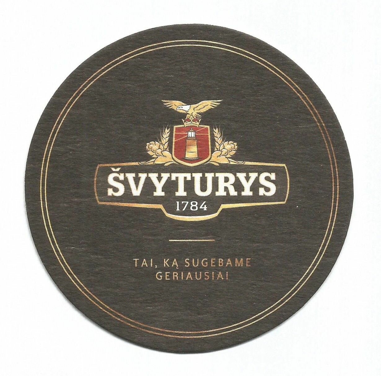 Бирдекель (костер) SVYTURYS 1784 Чехия (подставка под пивной бокал)