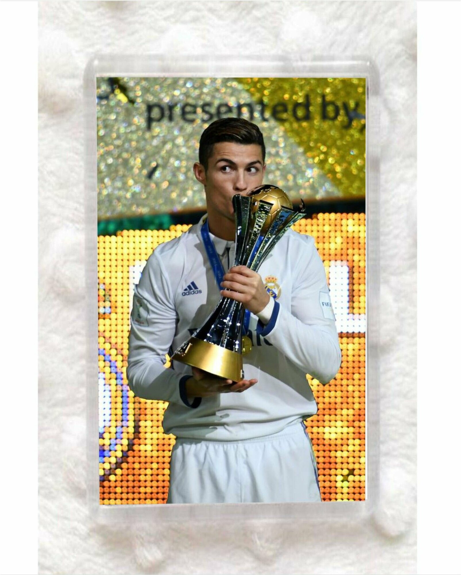 Магнит акриловый с принтом "Криштиану Роналду"