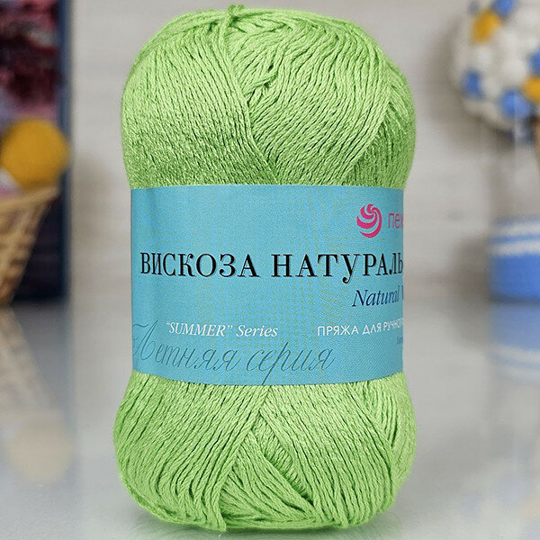 Пряжа Пехорка вискоза натуральная 65 экзотика (5 мотков)