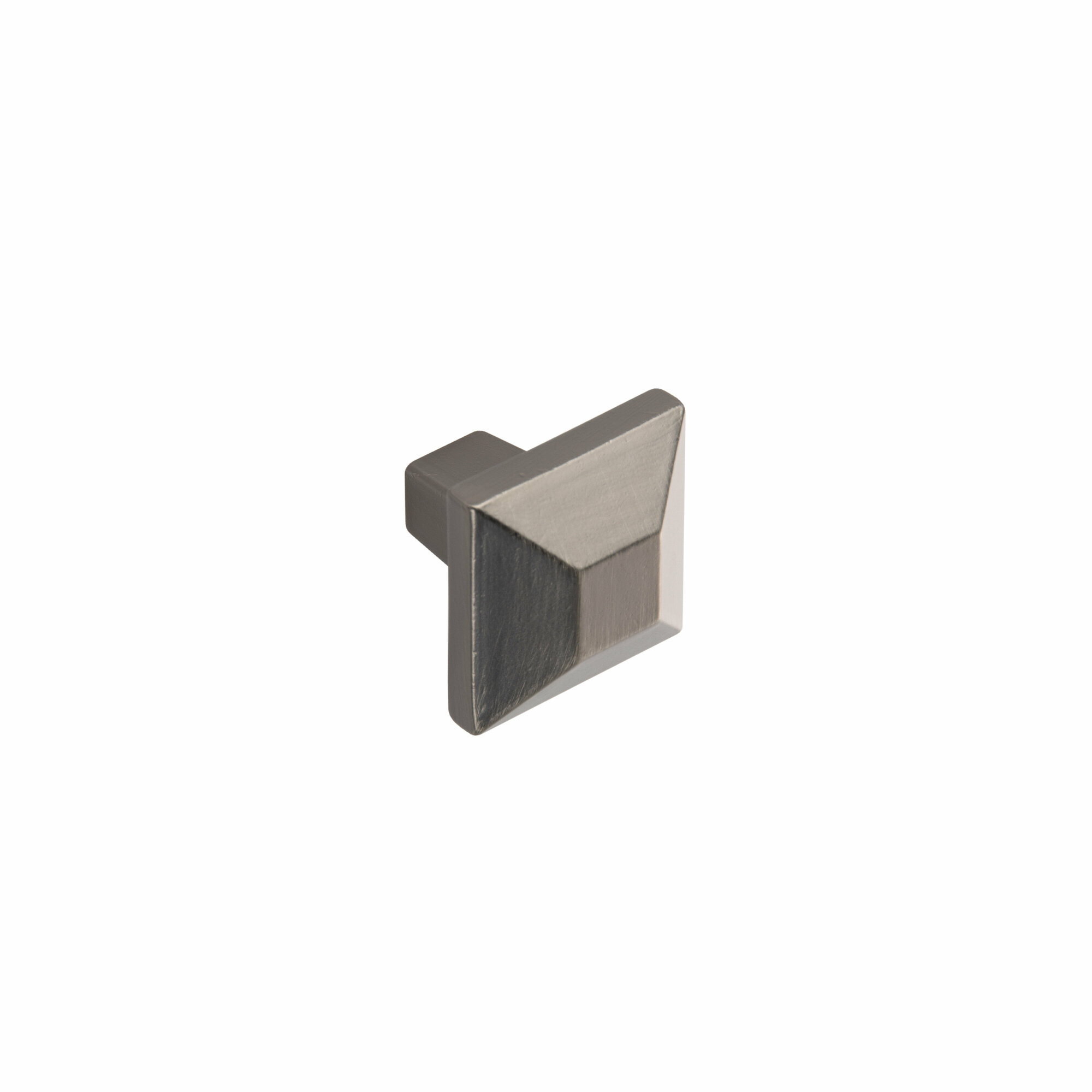 Мебельная ручка-кнопка EDSON 1340 BRUSHED BLACK NICKEL (комплект 2 штуки) | черный никель