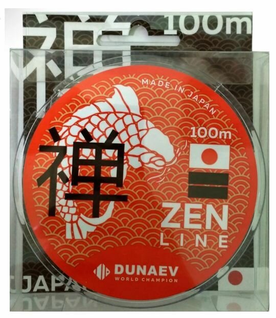 Монофильная леска Dunaev ZEN Line 100м 0.23мм 5.30кг