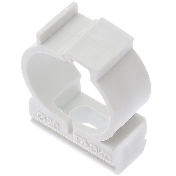 Держатель 51120 со стяжкой для труб 20мм (ДКС) (100 шт. в наборе)