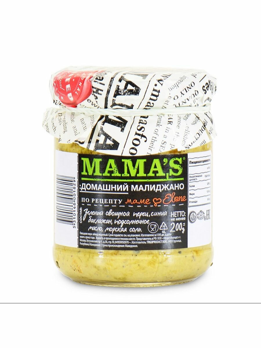 Консервы овощные MAMA`S