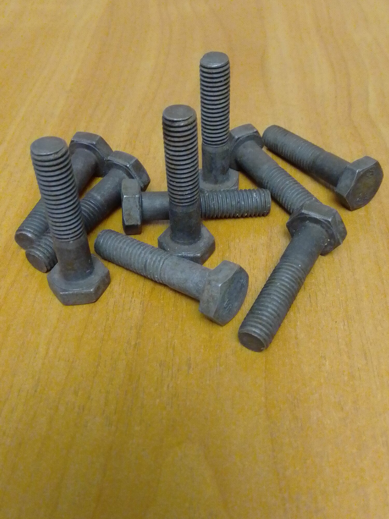 Болт М10х1,5х45 для автомобилей (хомута рулевой тяги Газель и др.). Комплект 10 штук. Красная Этна 4593176319