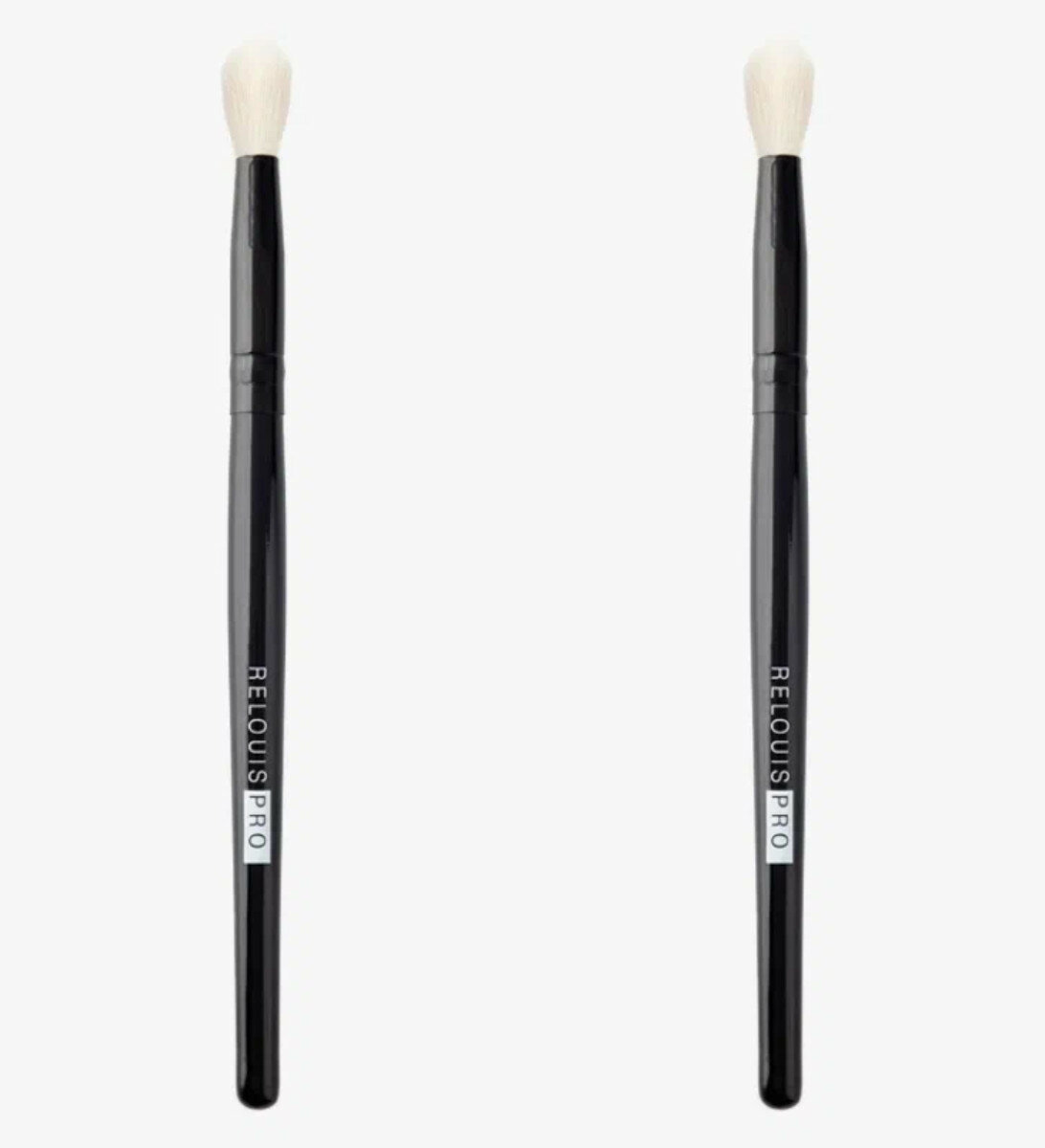 Кисть косметическая для теней Relouis Pro Blending Brush №4 растушевочная, 2 шт.