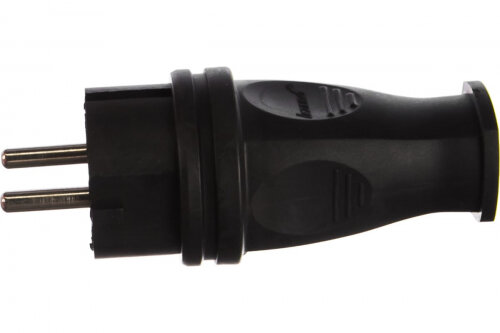 Вилка кабельная Lezard 1ф 1х16А 2P+E 220-240В каучук 106-0400-0105/105