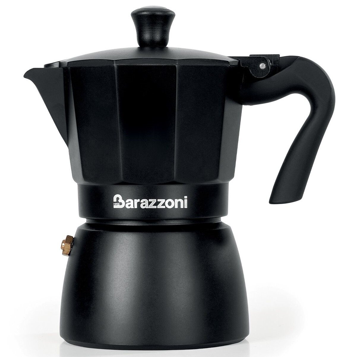 Кофеварка гейзерная Barazzoni Caffettiera Alluminio nero 830005003