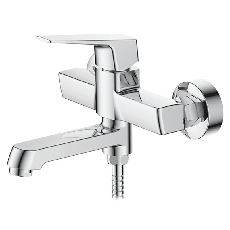 Смеситель для ванны Ledeme L3181 короткий излив