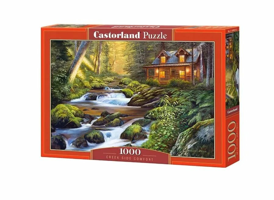 Castor Land Пазлы для взрослых и детей 1000 элементов "Дом у ручья"