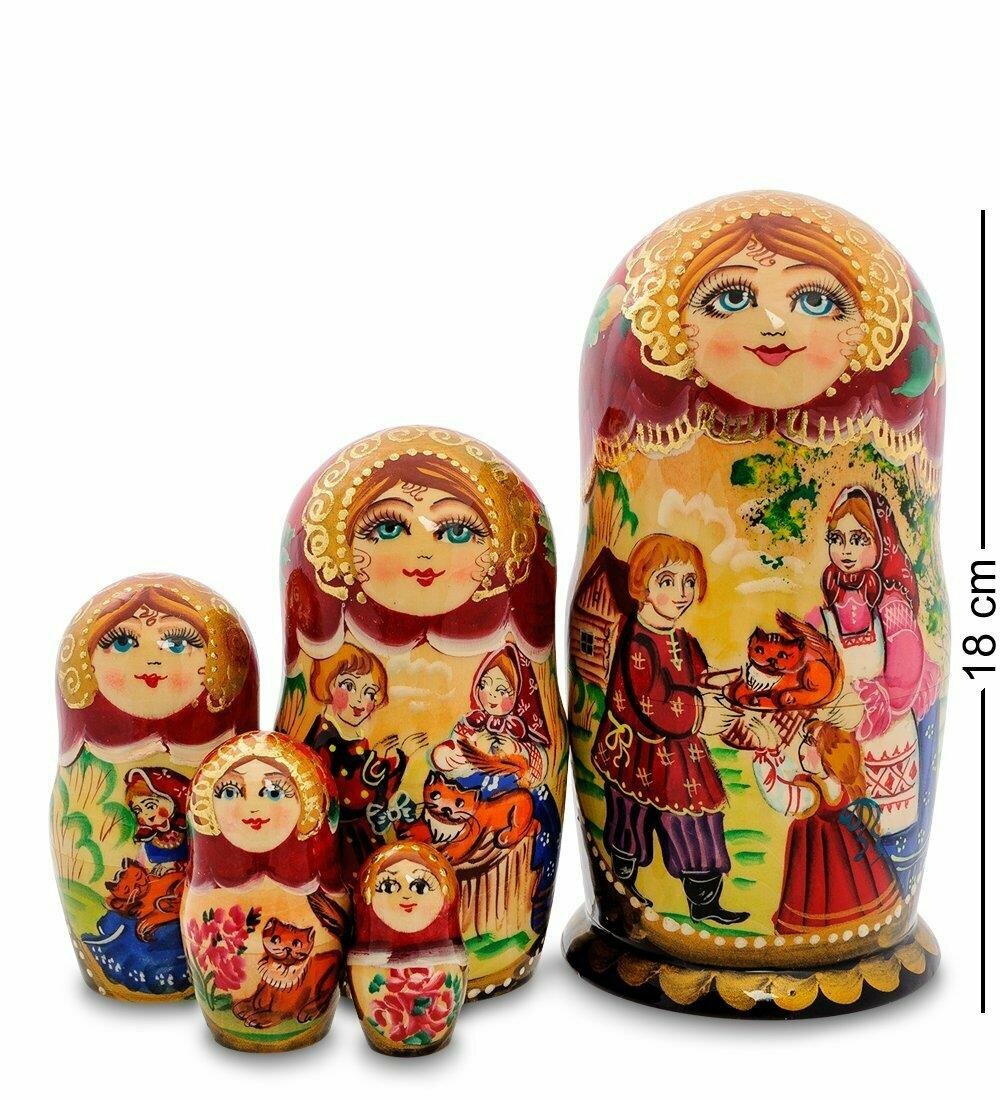 Матрешка 5м "Ярослава" МР-36/3-B Народные промыслы Дерево липа, краски, лак