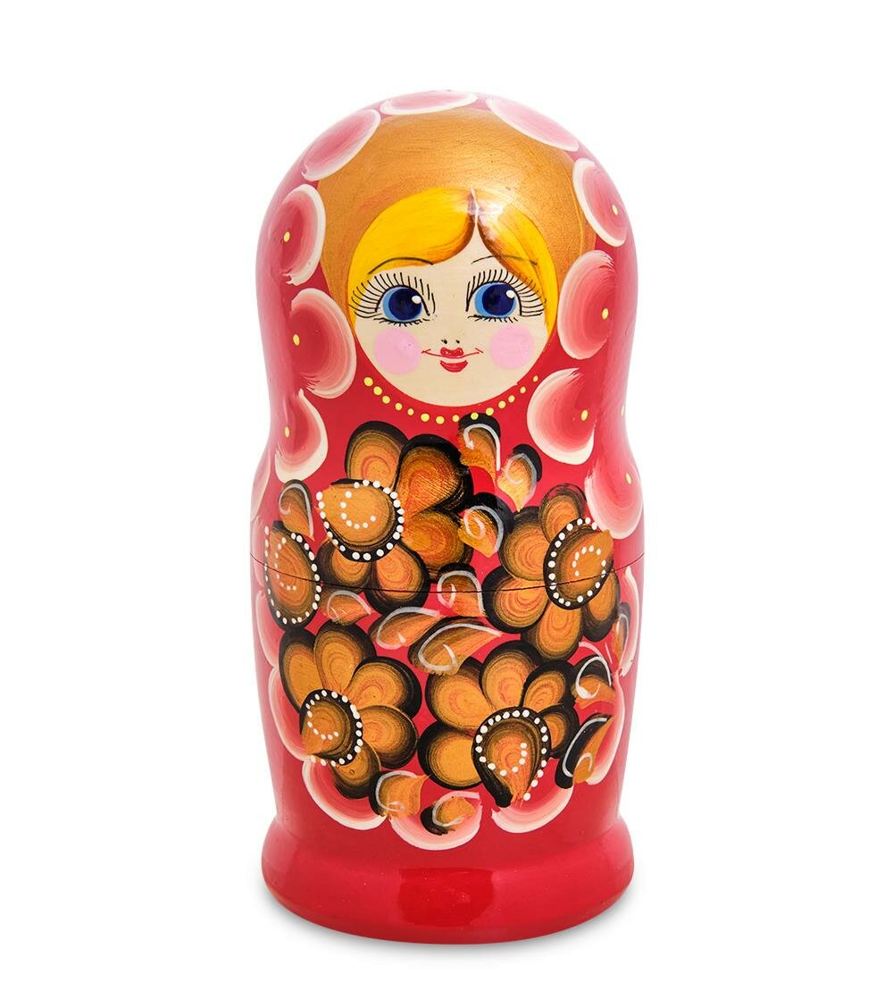 Матрешка 5м "Аксиния" A2152078 Народные промыслы, Дерево липа, краски, лак