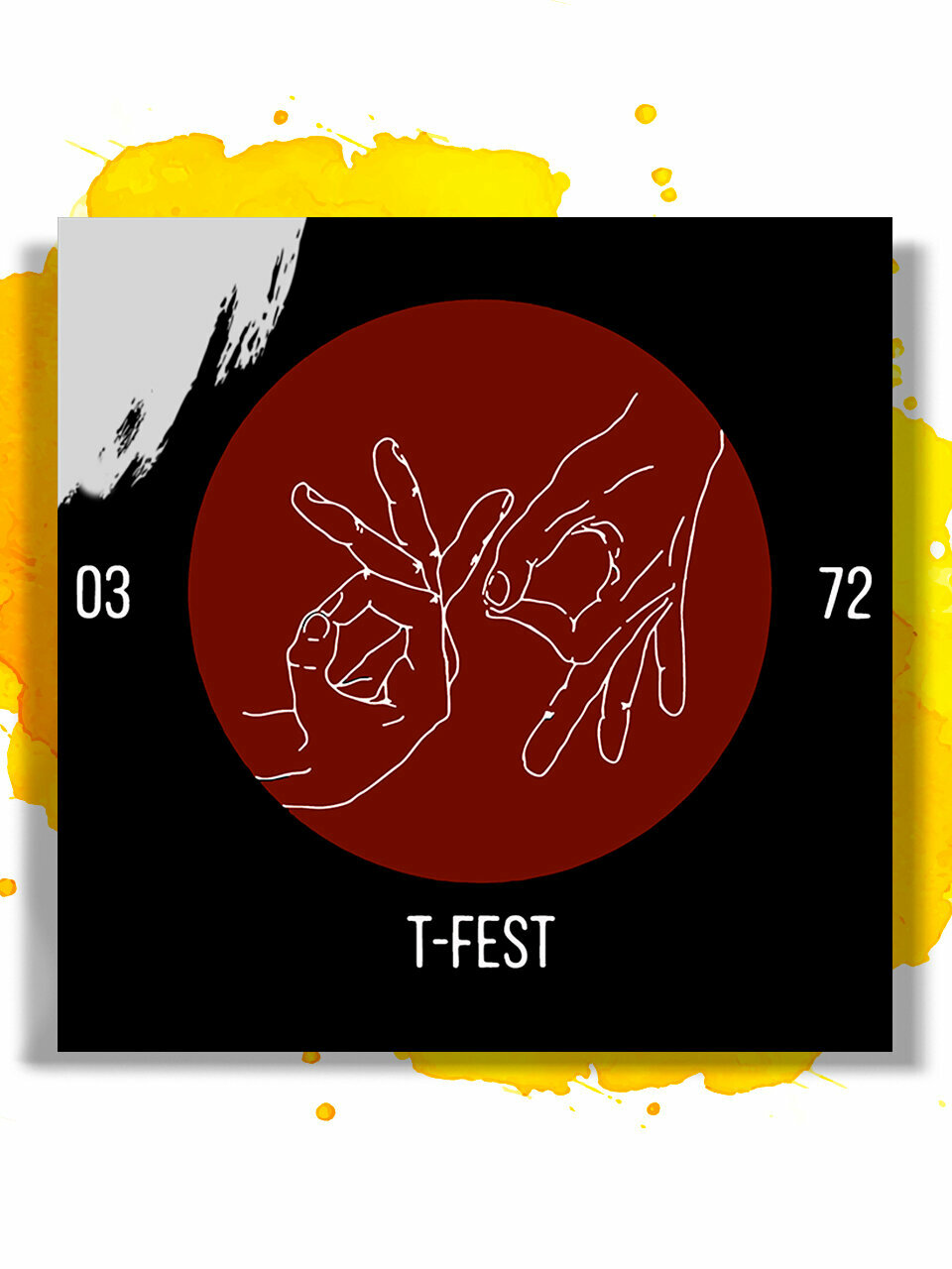 Картина по номерам на холсте T-Fest - 0372, 50 x 50 см