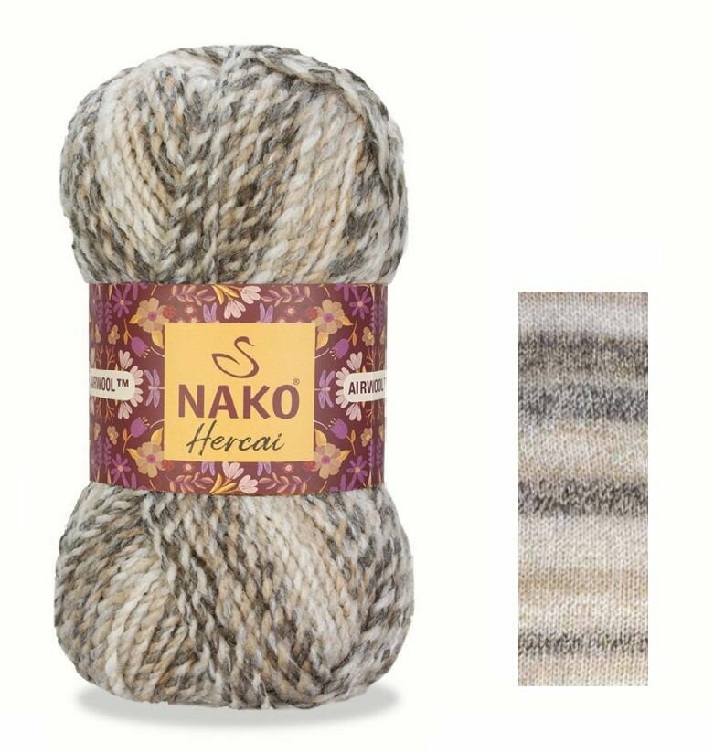 Пряжа Hercai Nako (5 мотков по 100 грамм-156м.)100% акрил 7309