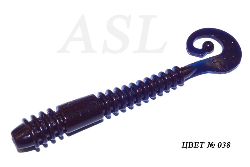 Силиконовая приманка ASL "Джим" цвет №038, L-5см (2"), 12шт/уп