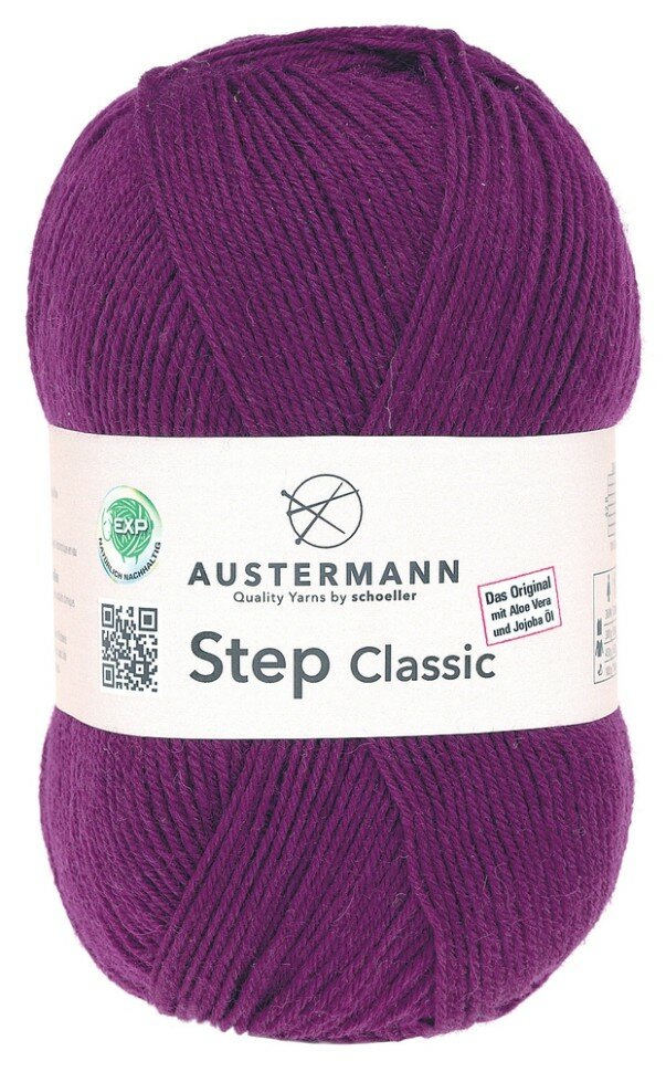 Пряжа Austermann 98214 Step Classic EXP 100 г 420 м #1021